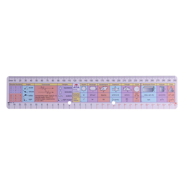 R300Mv2 Flexible Mathematics Ruler – Mathomat geometry drawing template