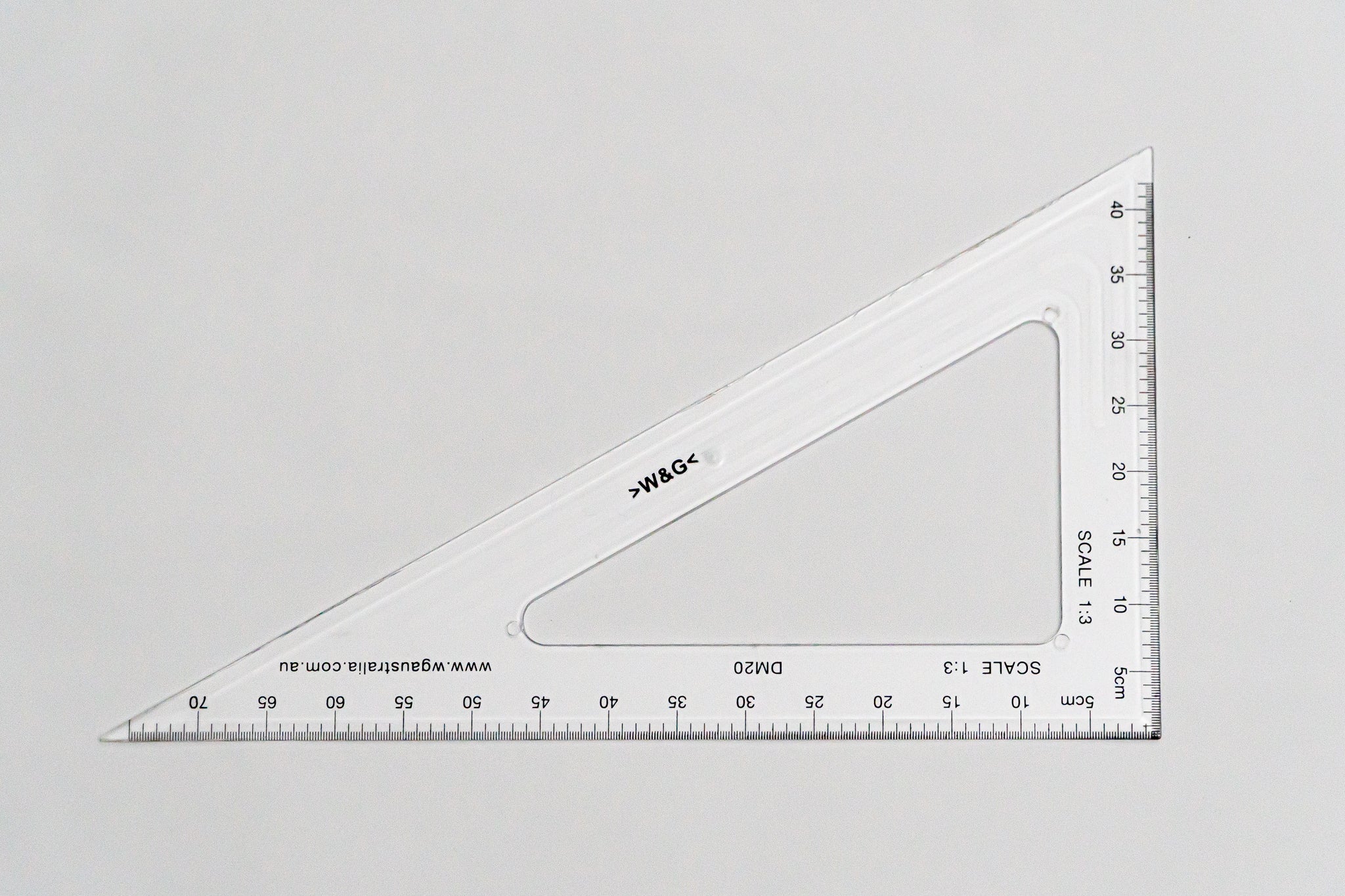 DM20 1:3 Scale set square (Dressmaking) – Mathomat geometry drawing ...