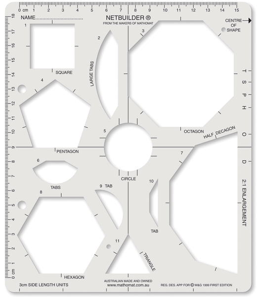 Netbuilder Template – Mathomat geometry drawing template